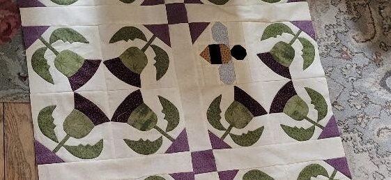 "the cottage rose" - Pattern Originals at The Great Wisconsin Quilt Show